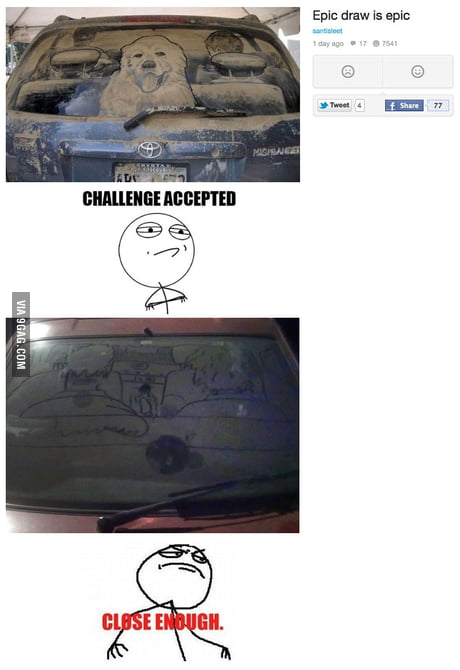 9gag Meme Challenge Accepted