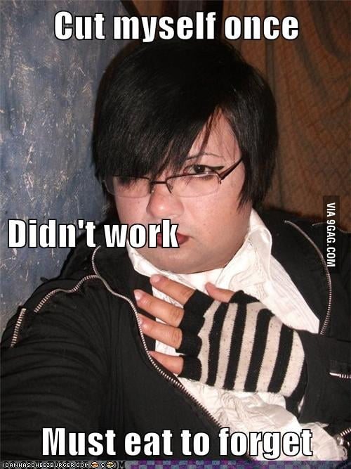 Emo Fat boy.... or girl - 9GAG