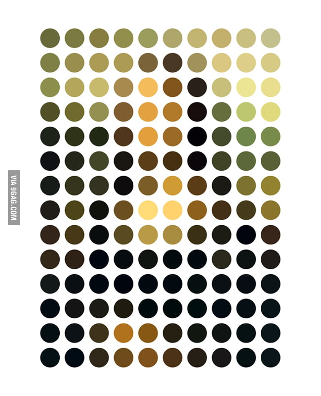 Mona Lisa in Dots - 9GAG