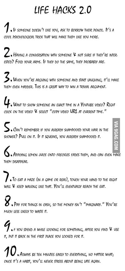 Life Hacks - 9GAG