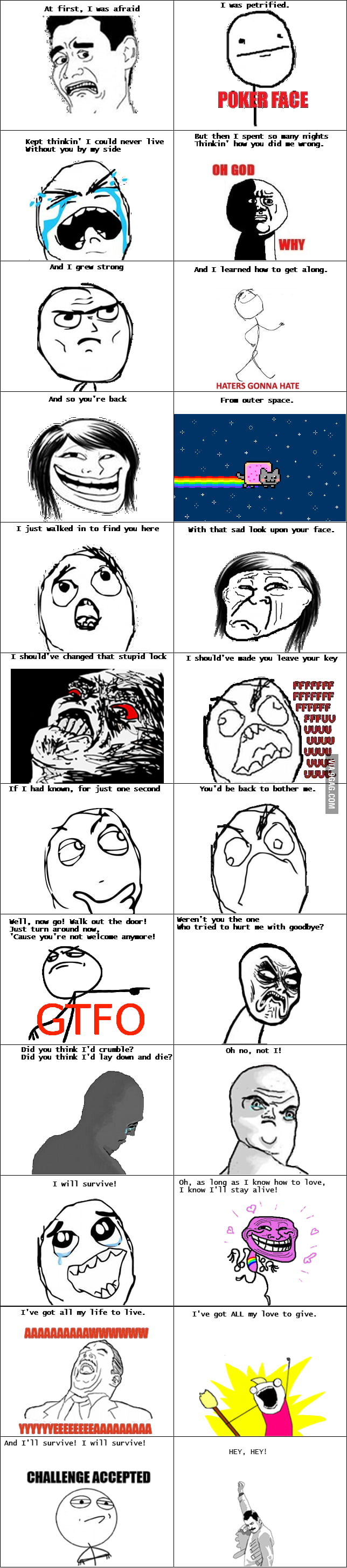I Will Survive - Meme Version - 9GAG