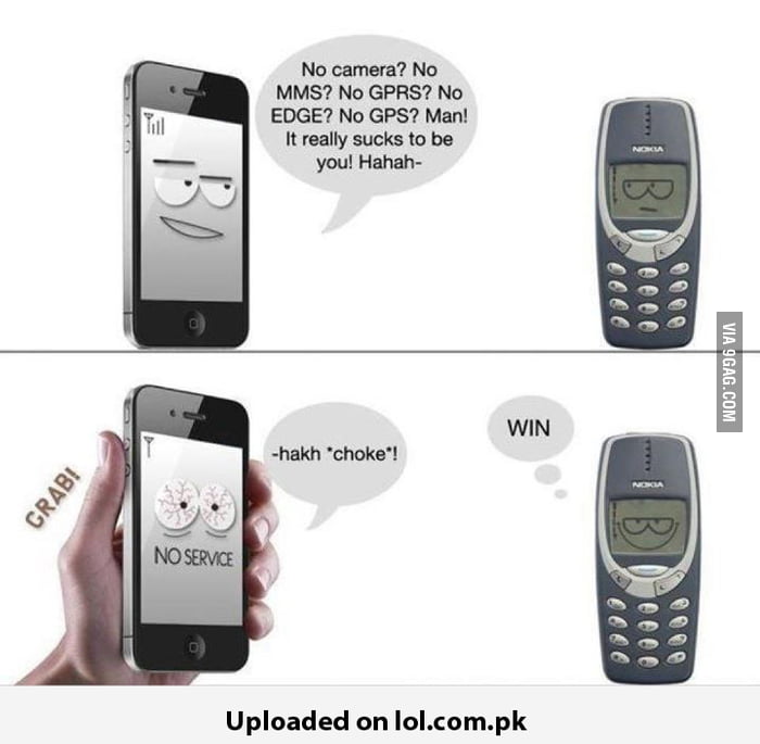 Apple Iphone Vs Nokia 3310 9gag