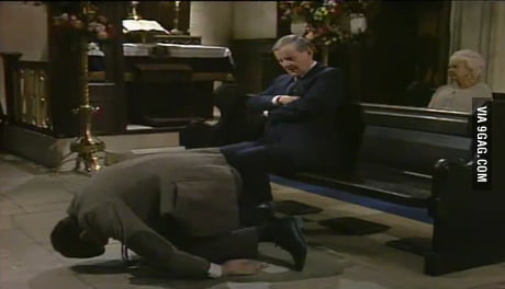 Mr Bean Sleeping Gif