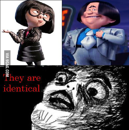 Edna Mode & Aloysius O'Hare - 9GAG