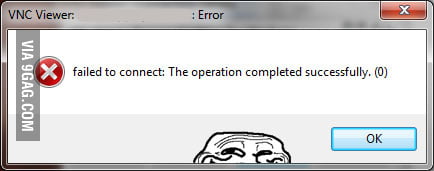 The program has failed successfully. - 9GAG