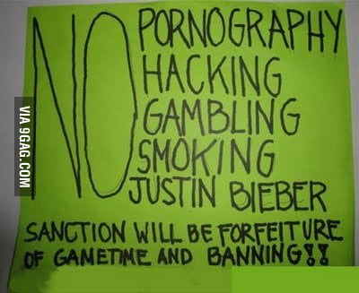 Computer shop rules and regulations - 9GAG