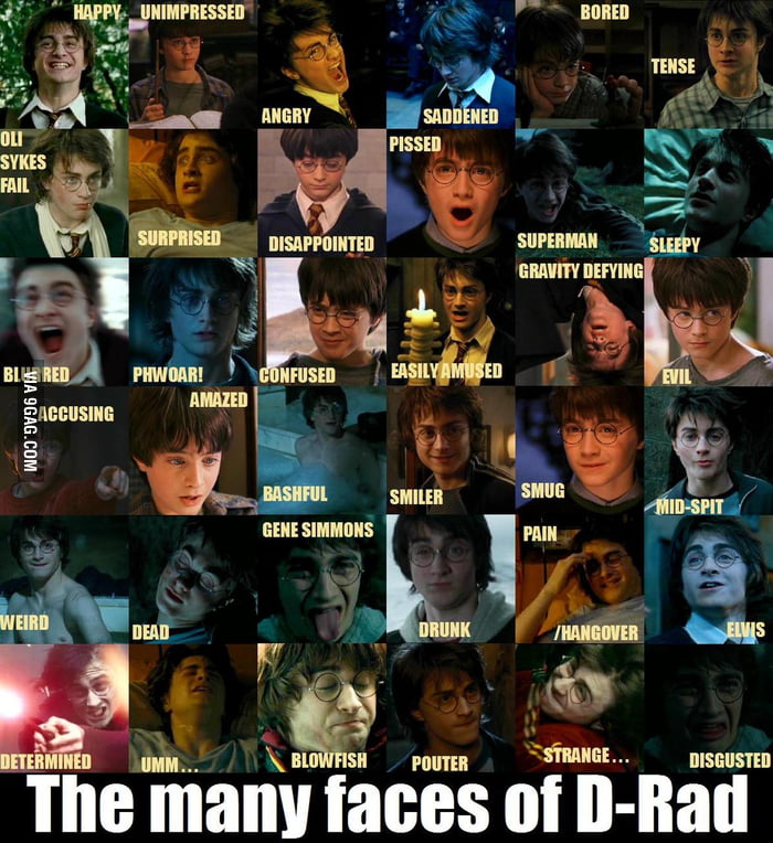 The many faces of D-Rad - 9GAG