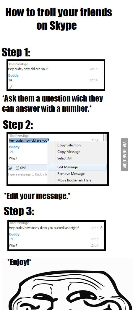 How to troll your friends on Skype! - 9GAG