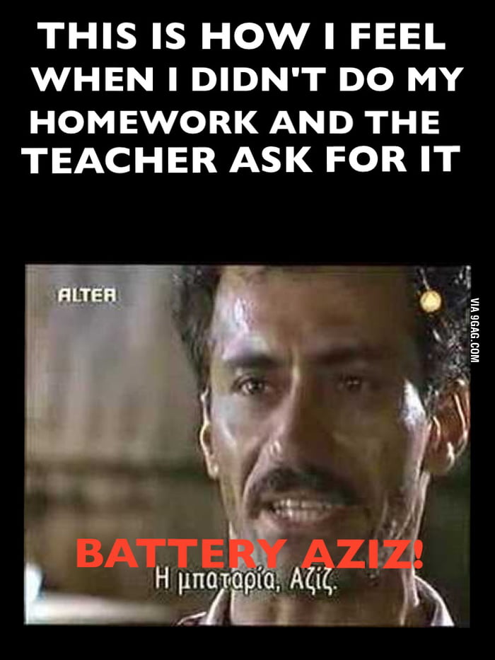 Battery AZIZ - 9GAG