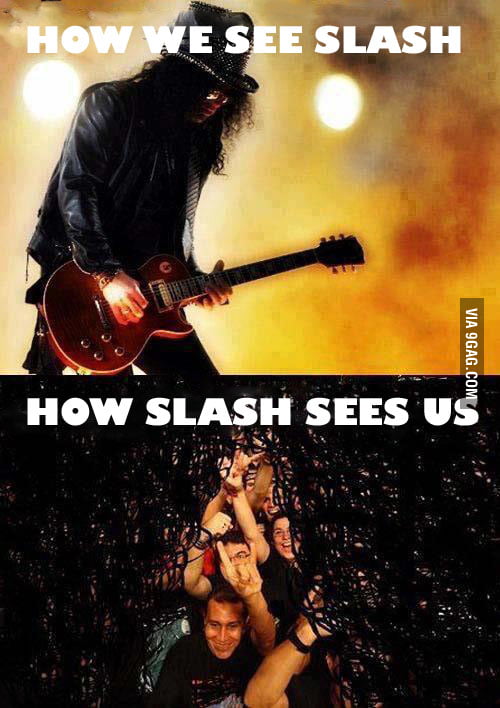 How we see slash... - 9GAG