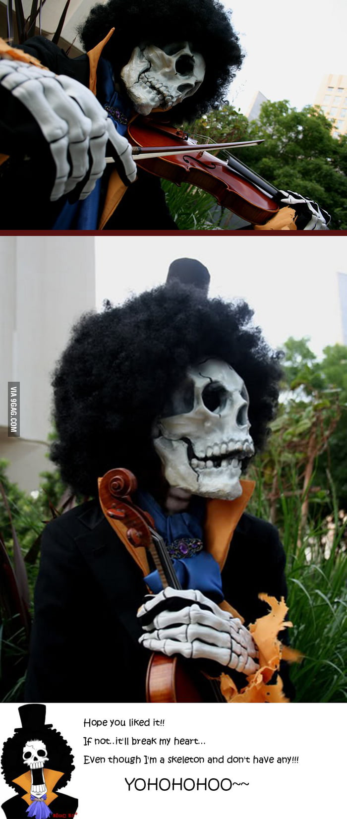And that's how you cosplay a skeleton..! - 9GAG