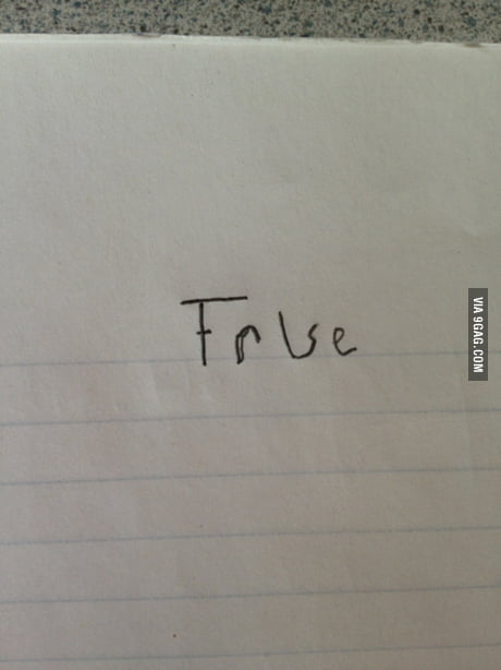 True Or False Answer
