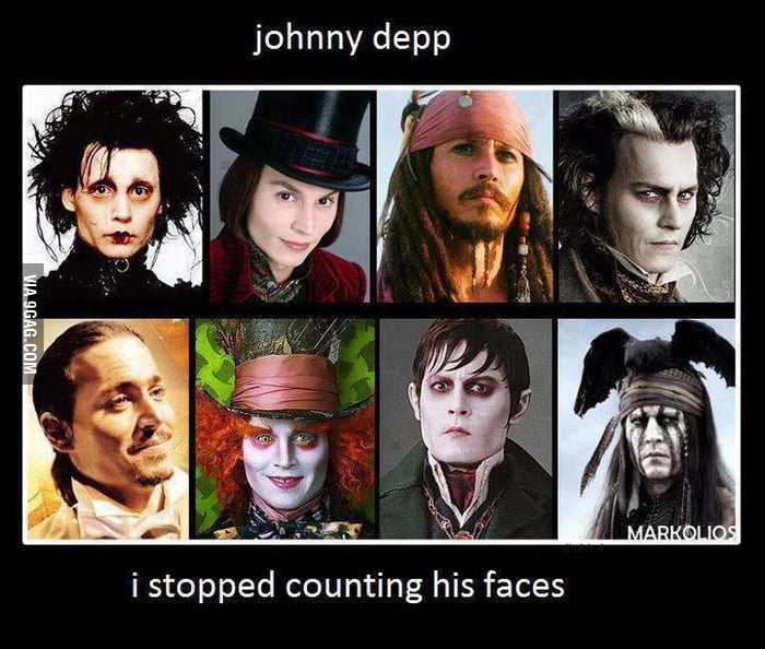 Johnny Depp Face - 9GAG