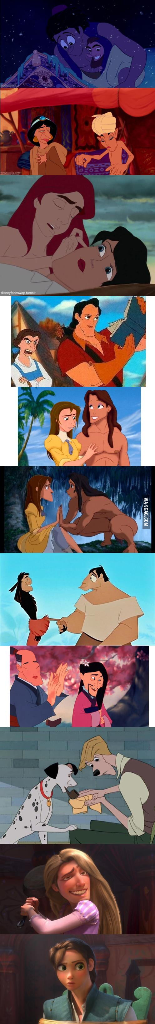 Disney Faceswap - 9GAG