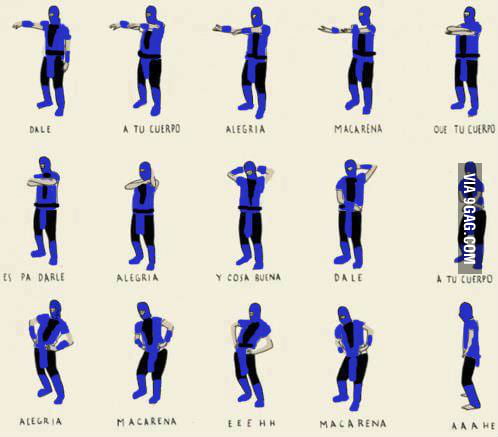 Learn how to dance La Macarena with SubZero - 9GAG