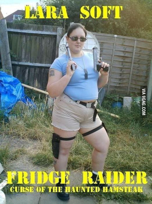 Lara Soft - Fridge raider - 9GAG