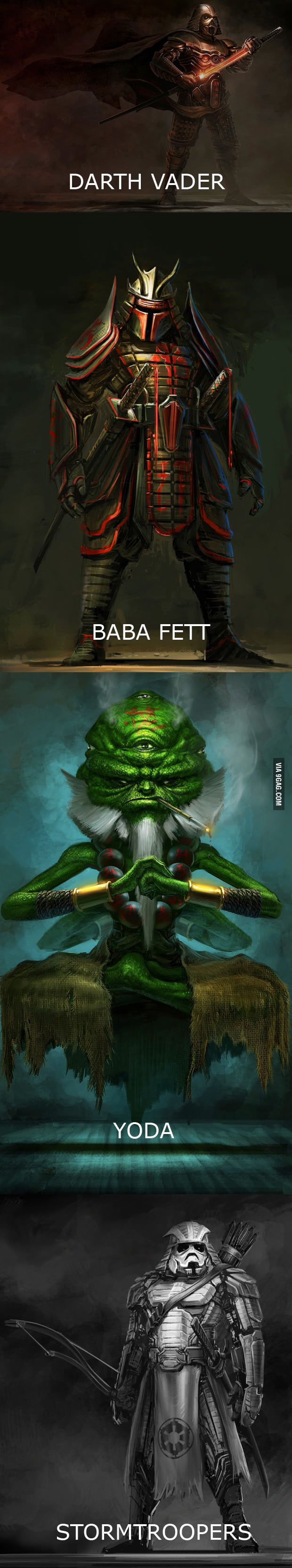 Samurai star wars - 9GAG