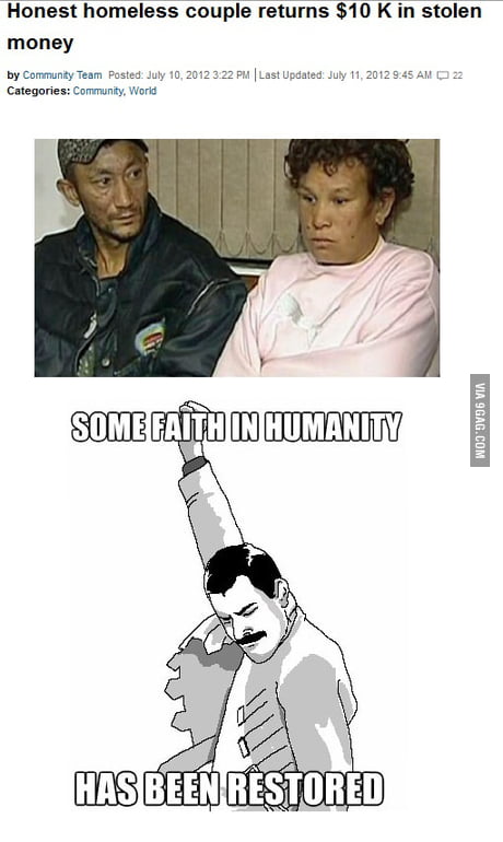 Faith In Humanity Restored Meme