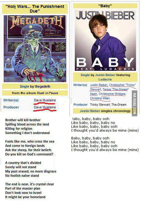 Lyric Comparison Memes