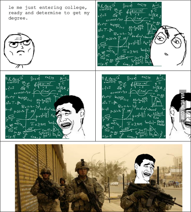 Why I joined the army. - 9GAG