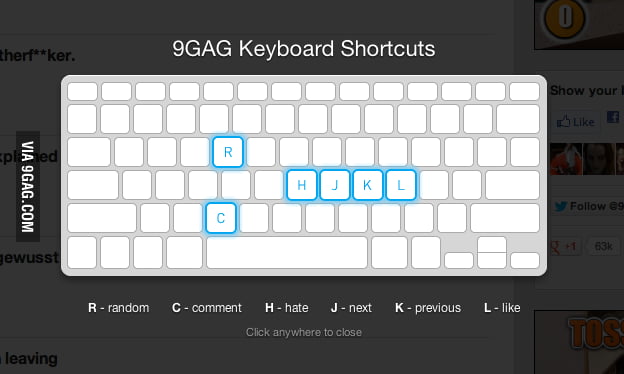 Keyboard Shortcuts.... riiiiight... - 9GAG