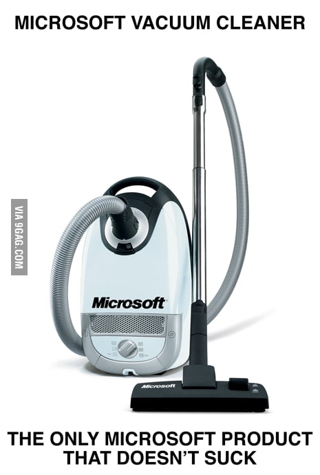 Microsoft vacuum cleaner - 9GAG