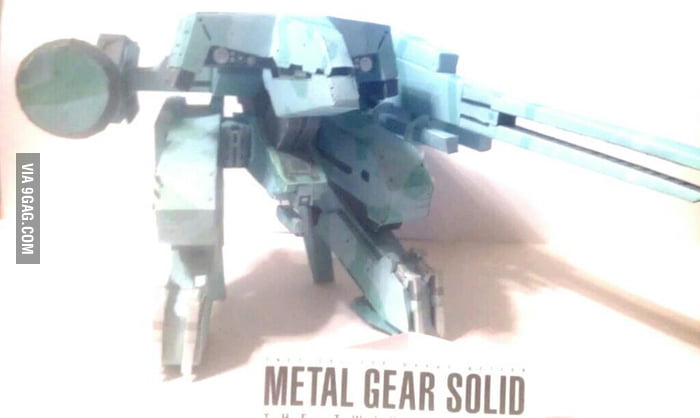 Metal Gear Solid Rex papercraft - 9GAG