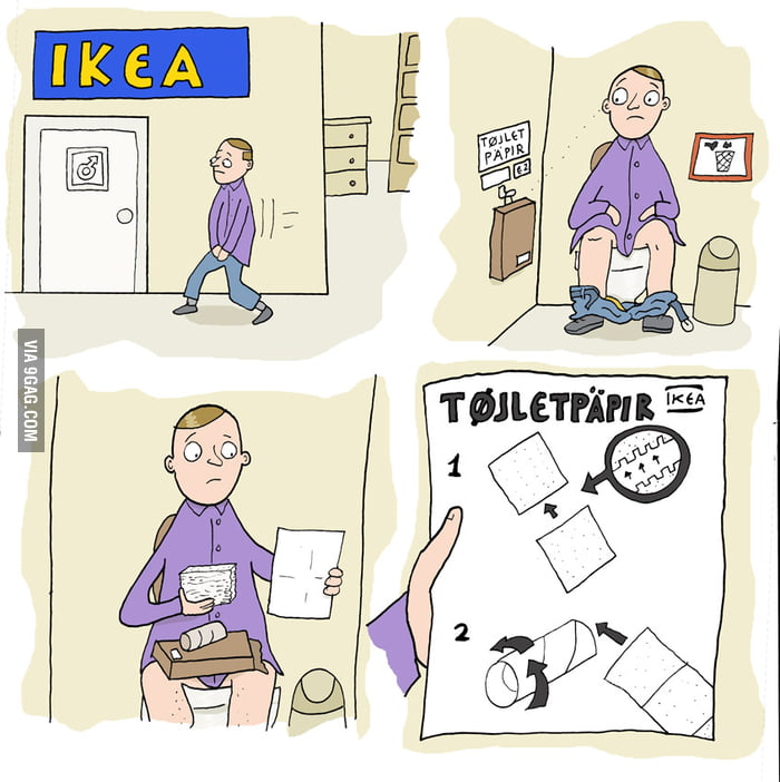 Visiting The Ikea Toilet - 9GAG