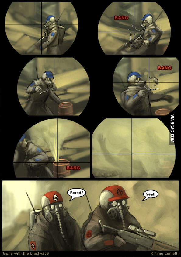 Bored Sniper - 9GAG