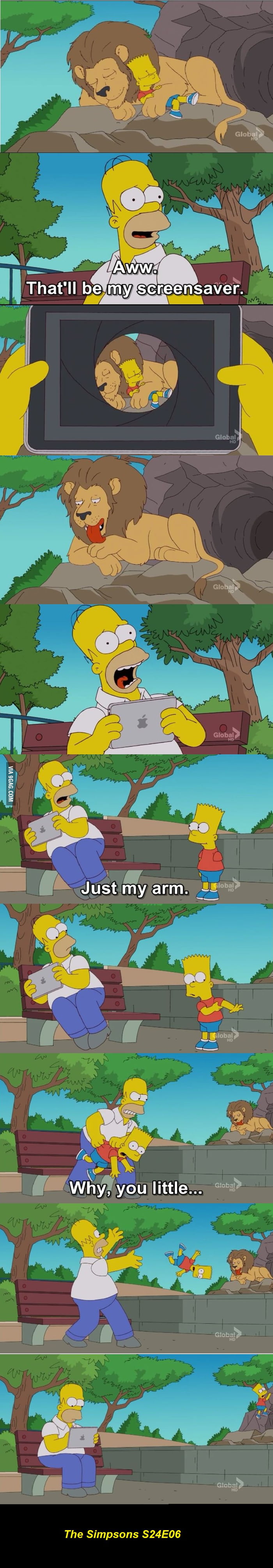 Bart and Homer. - 9GAG