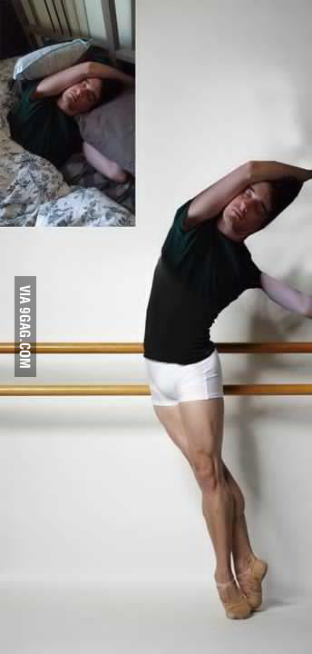 He was a graceful sleeper - 9GAG