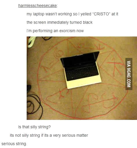 Serious string - 9GAG