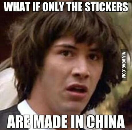 Only the stickers. - 9GAG