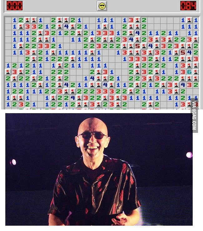 Minesweeper Smiley IRL - 9GAG