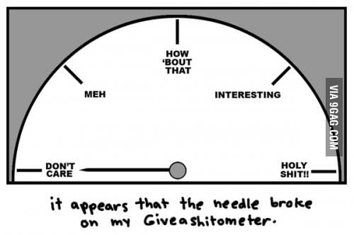 Giveashitometer - 9GAG
