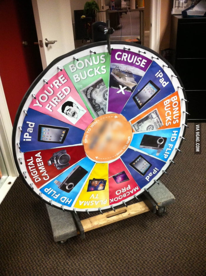 Epic Company Christmas Party Prize Wheel - 9GAG