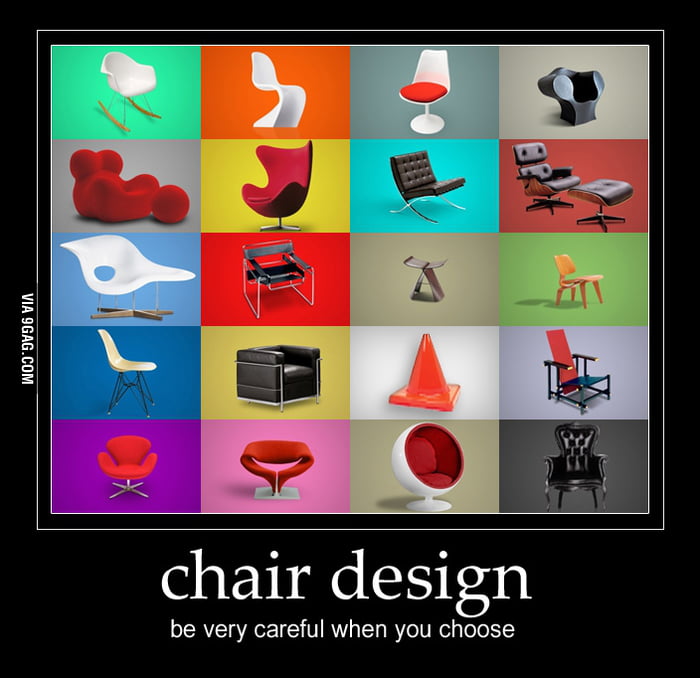Chair design fail - 9GAG