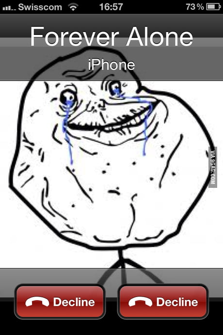 Forever Alone Sad Face