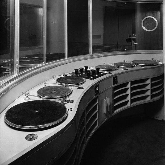 BBC Radio DJ Booth, 1932 - 9GAG