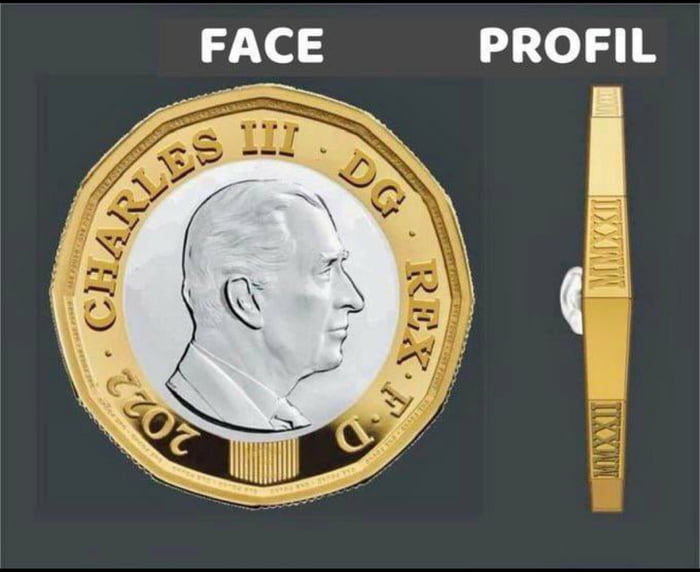 Newly designed UK £1 coin - 9GAG