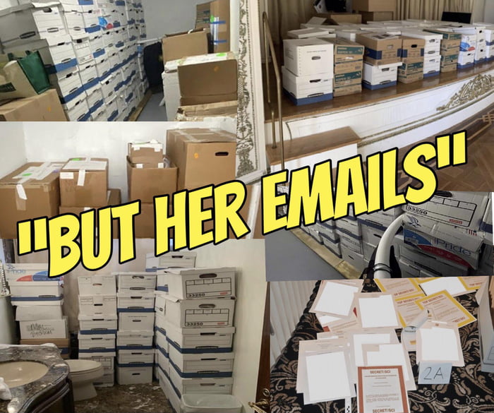 At Mar-a-Lardo boxes hold many secrets - 9GAG