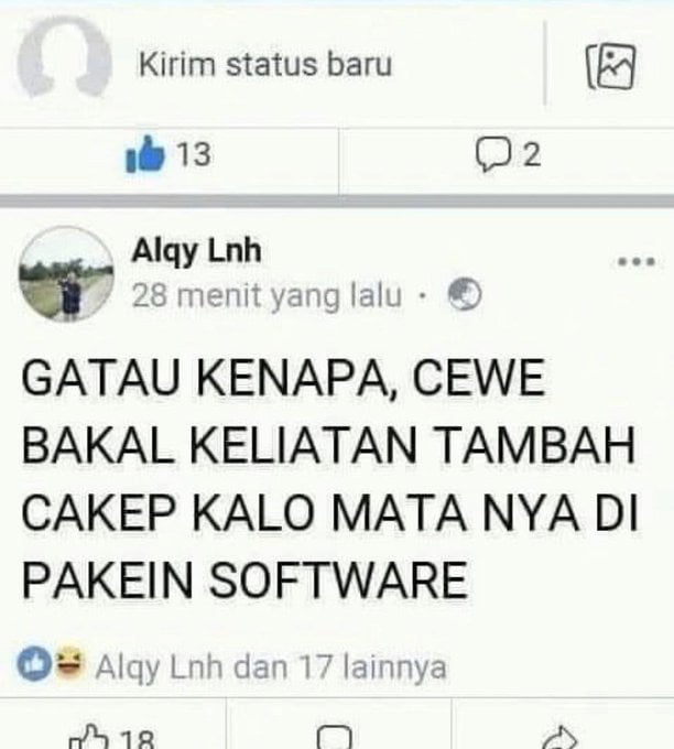Iya apalagi yang multiplatform kan gue bisa pinjem - 9GAG