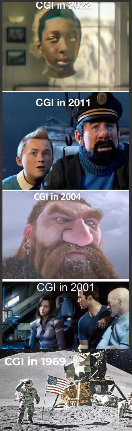 The absolute state decline of CGI in movies - 9GAG