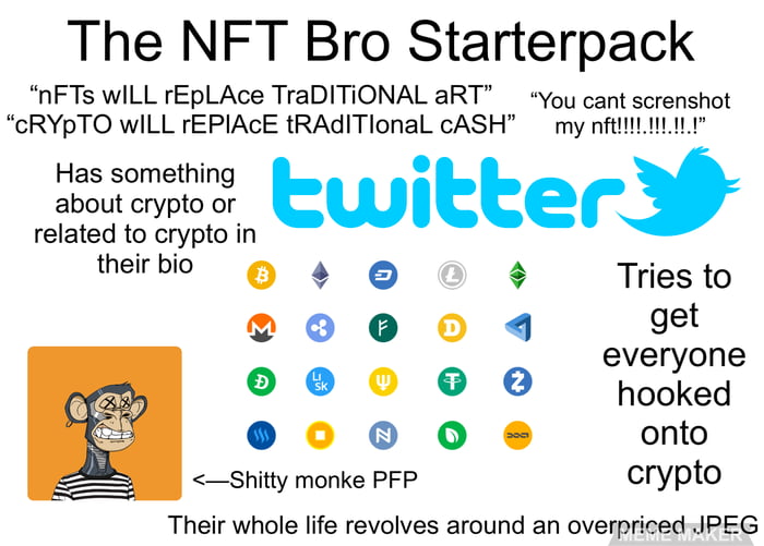 The NFT bro starter pack - 9GAG