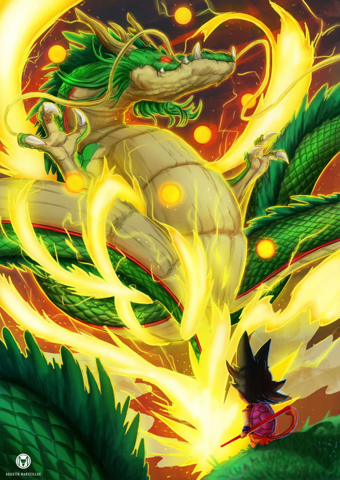 Shenron artwork is done! Hope you like it! - 9GAG