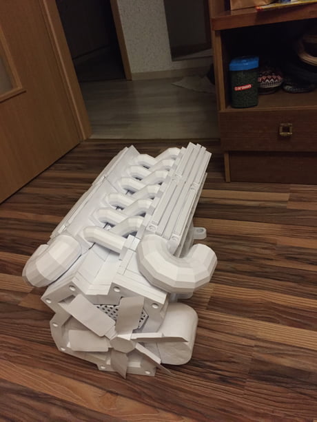 Finished my first paper engine | Worth to watch