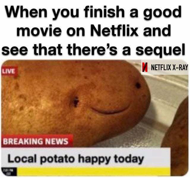 Local potato happy today - 9GAG