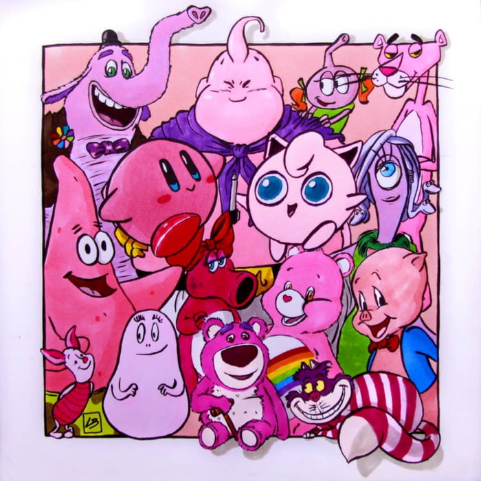 This Artist Classified Iconic Fictional Characters By Color - 9GAG