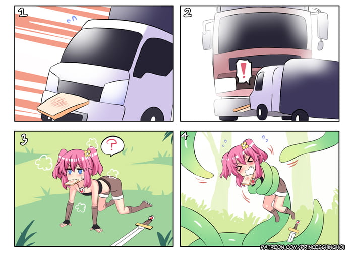Truck kun reincarnated into another world - 9GAG