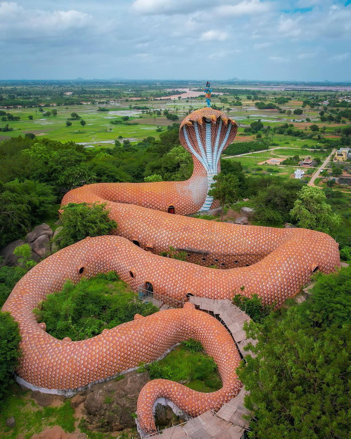 This Majestic Snake Shaped Temple Amid The Lush Green Hills Is A Hidden ...